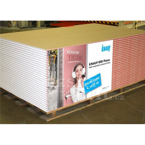 Knauf Red Piano DF 1250x2000x12,5 2,5 m2 - gipsprotech.unas.